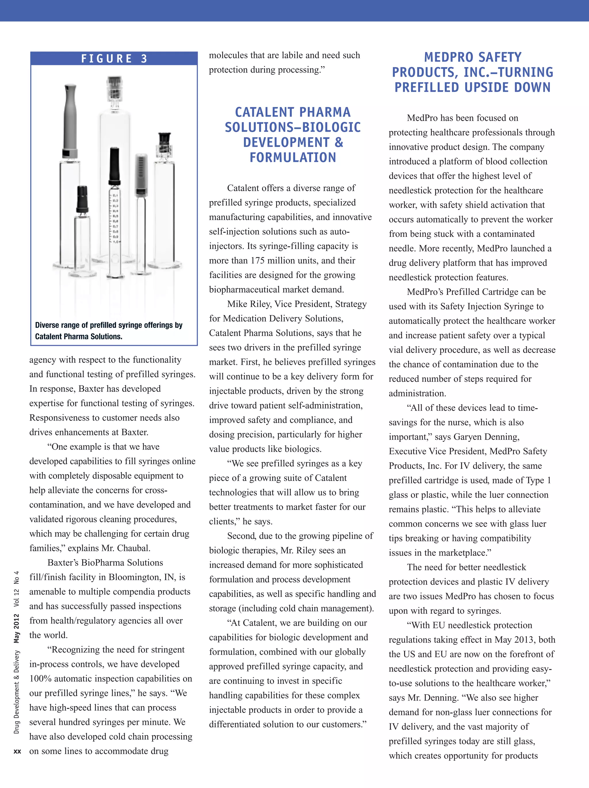 Prefilled Syringes - A Container of Choice for Pharma | PDF