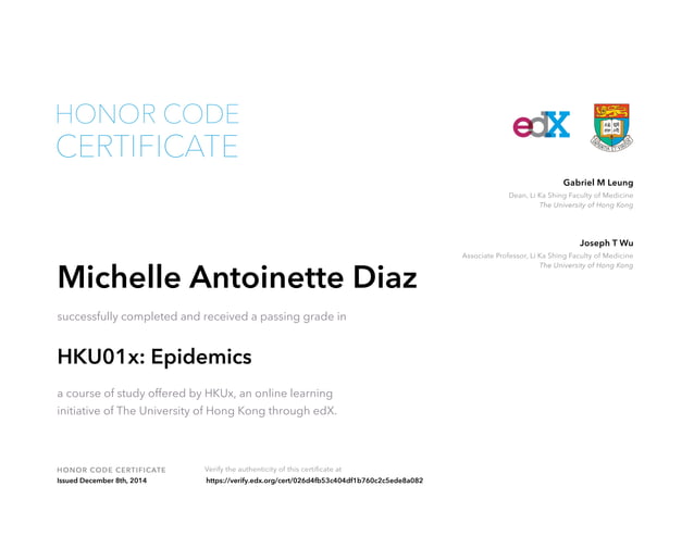 University of Hong Kong Certificate | PPT