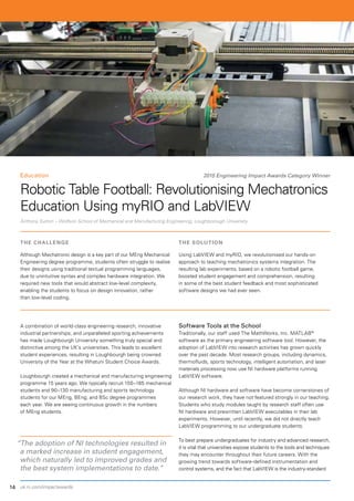 NI Engineering Impact Awards 2015 | PDF