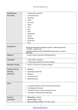 omar_alawar(CV(PHP)) | DOC