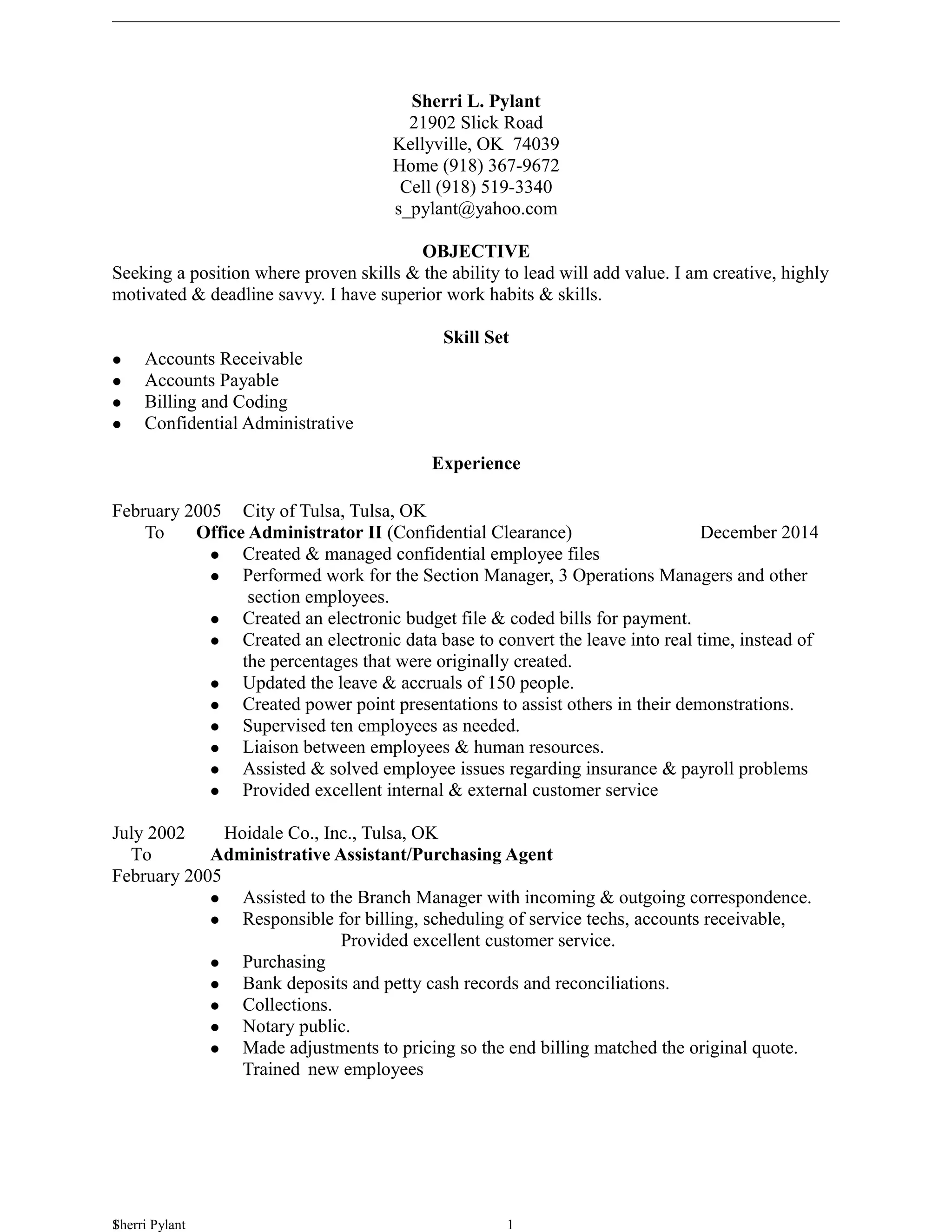 slp resume 3 | PDF