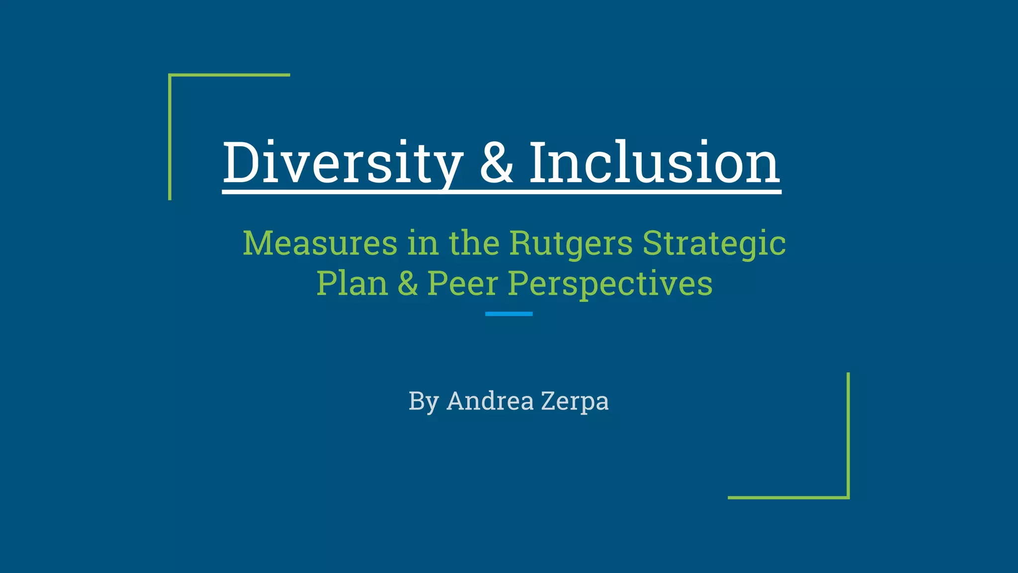 Diversity & Inclusion Presentation | PDF
