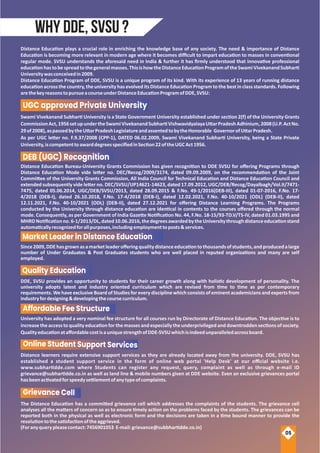 DDE Prospectus.pdf | Undergraduate Education | College Education