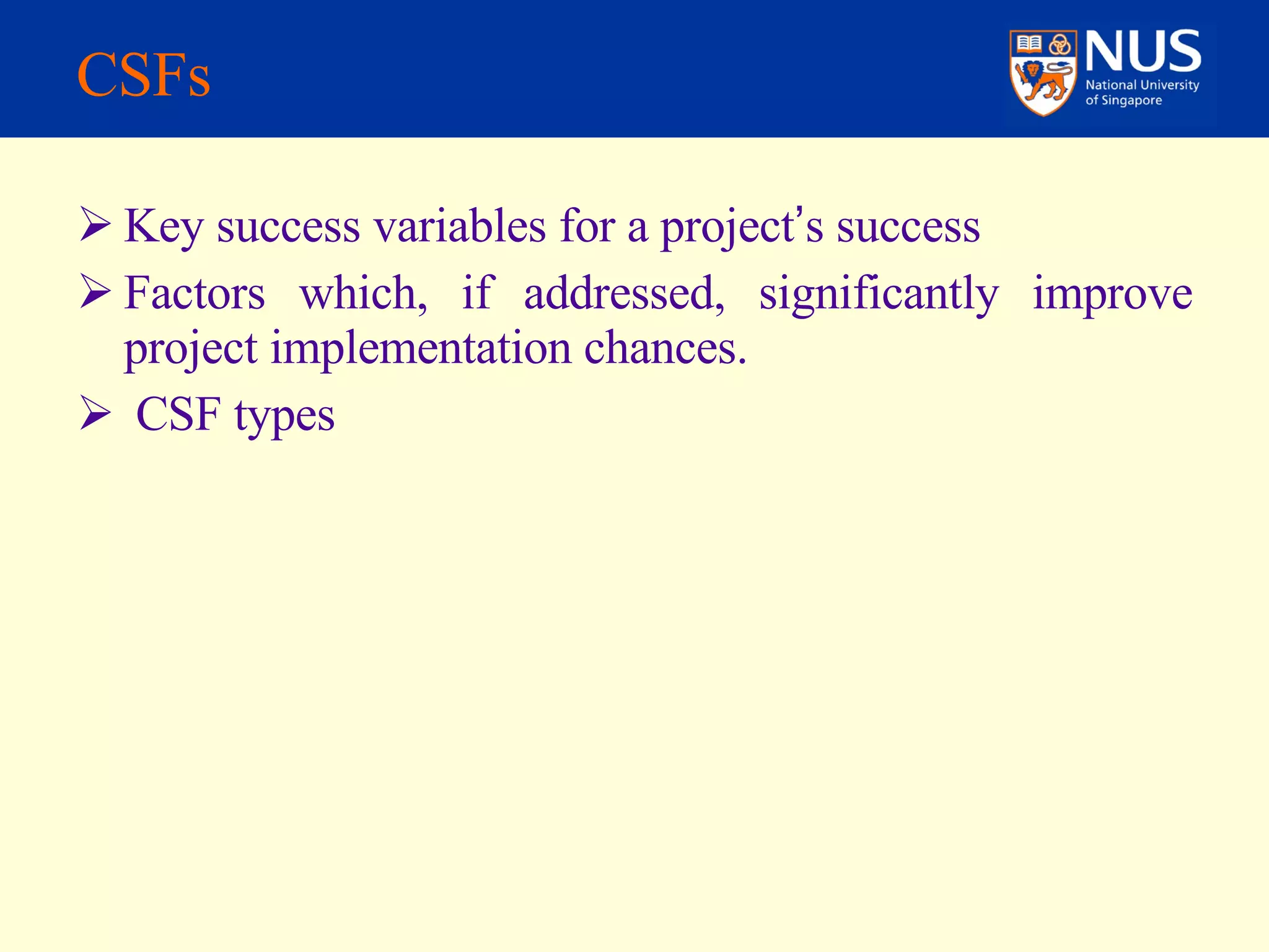 Critical Success Factors for Implementation of ERP Projects | PPT