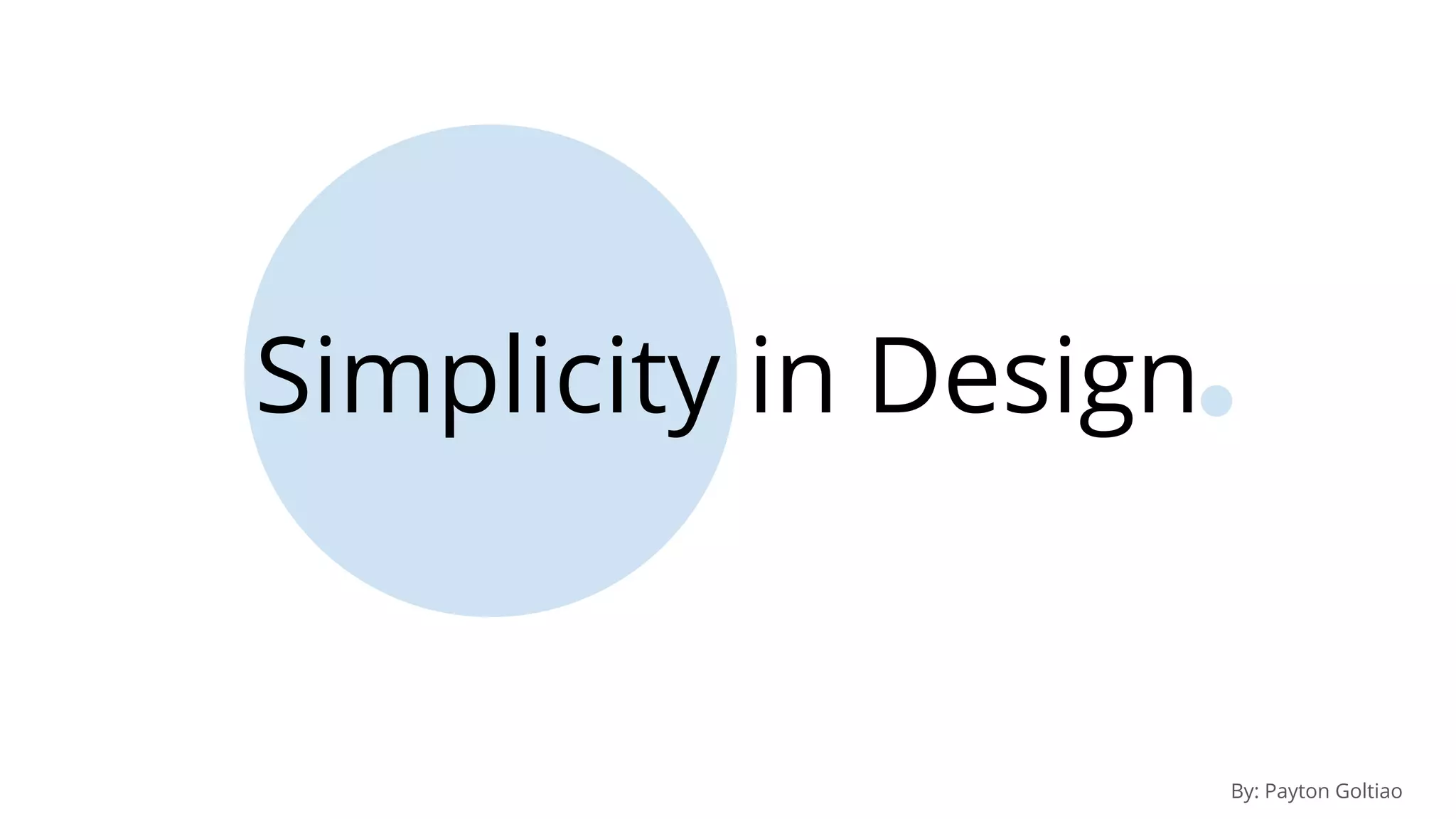 JOUR250: Simplicity in Design | PDF
