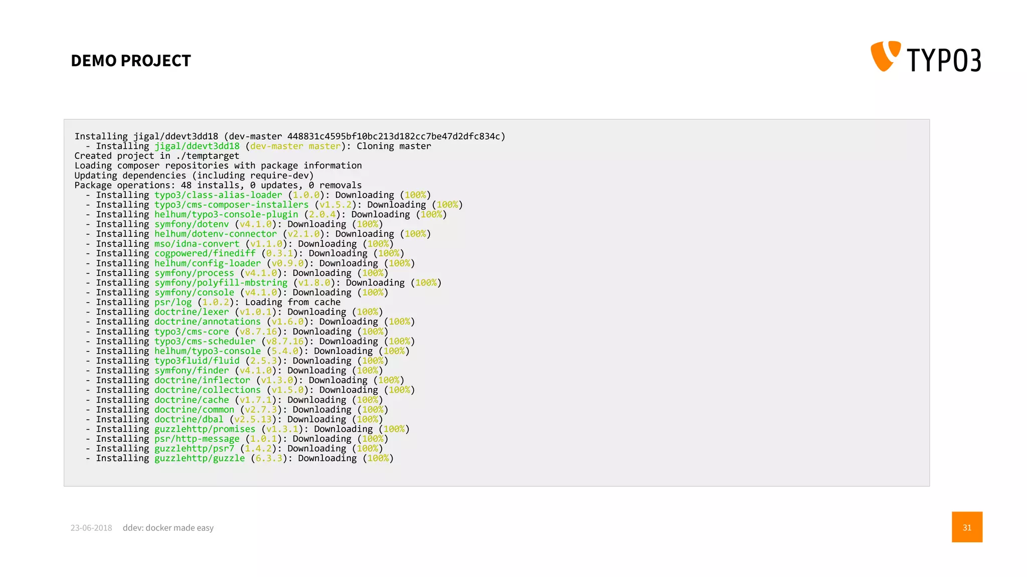 Ddev workshop t3dd18 | PPT