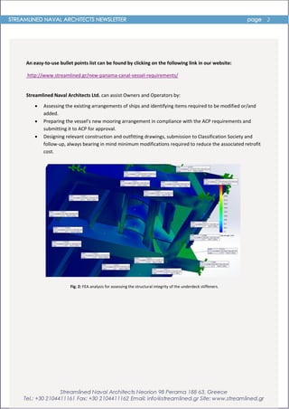 Streamlined Newsletter - Panama Canal Requirements | PDF