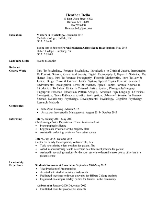 heather bello resumer 11-9-16 | PDF
