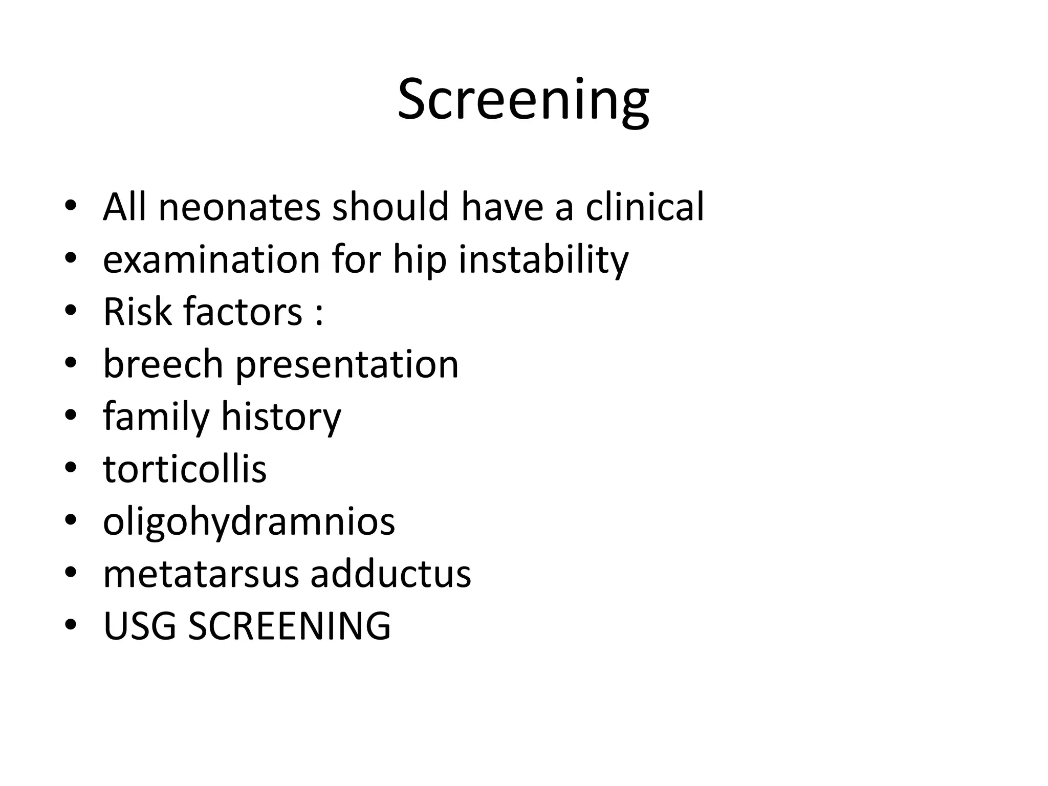 Developmental dysplasia of hip Ddh | PPTX