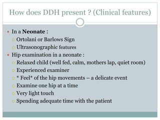 Developmental dysplasia of hip. Power point. | PDF