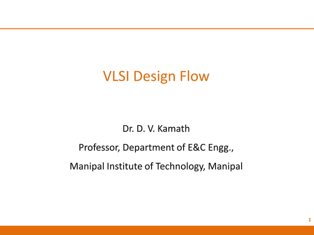 vlsi design flow | PDF