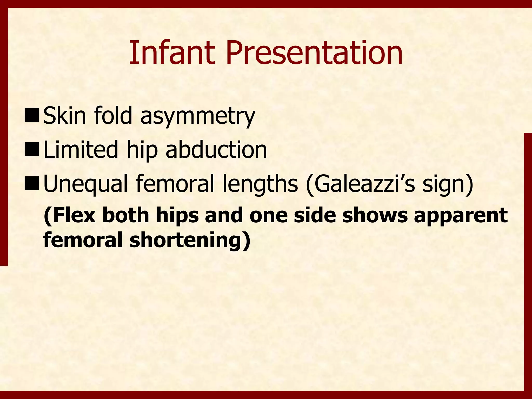 Devlopmental dysplasia of hip(DDH) by DR.NAVEEN RATHOR | PPTX