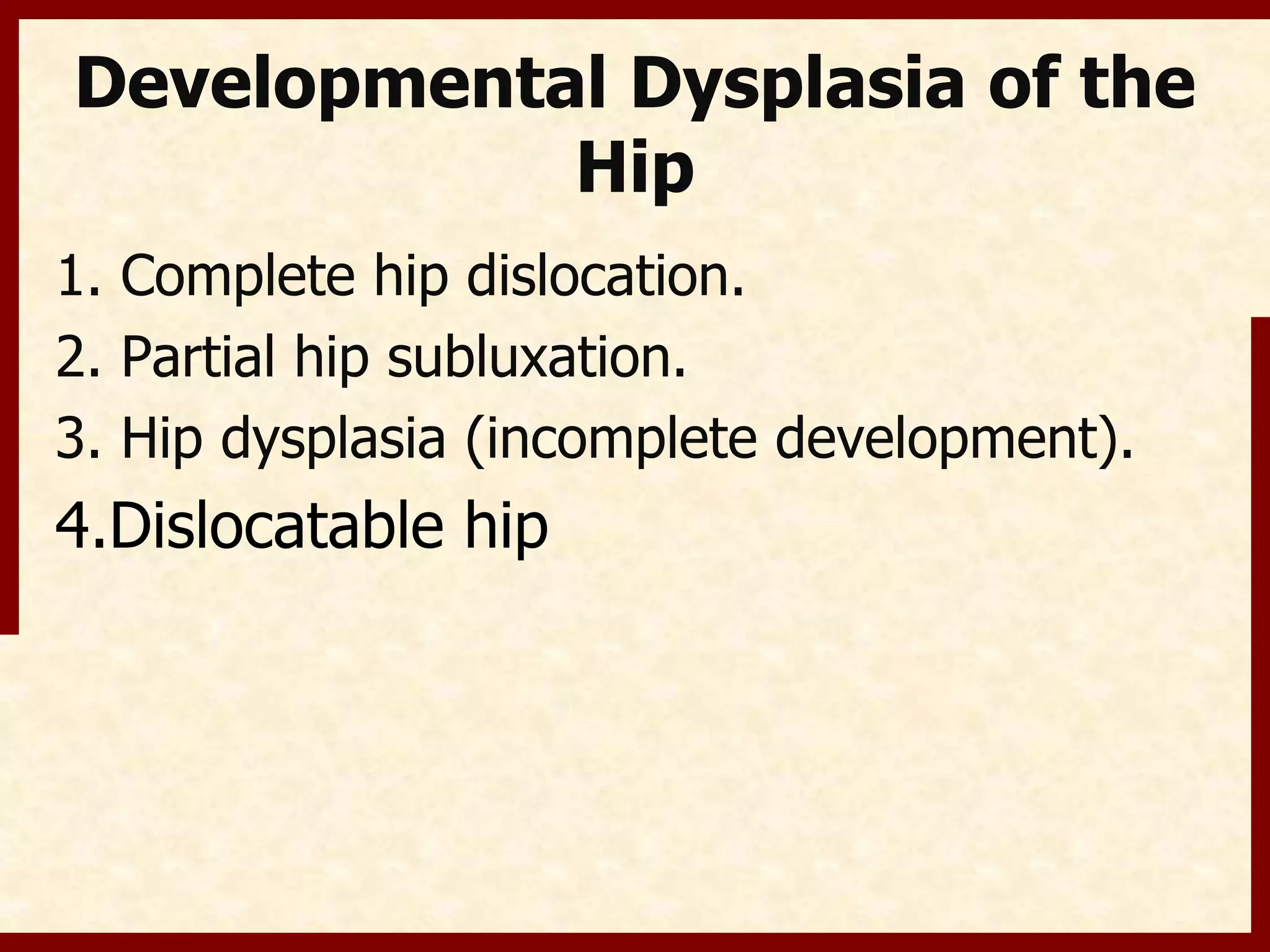 Devlopmental dysplasia of hip(DDH) by DR.NAVEEN RATHOR | PPTX