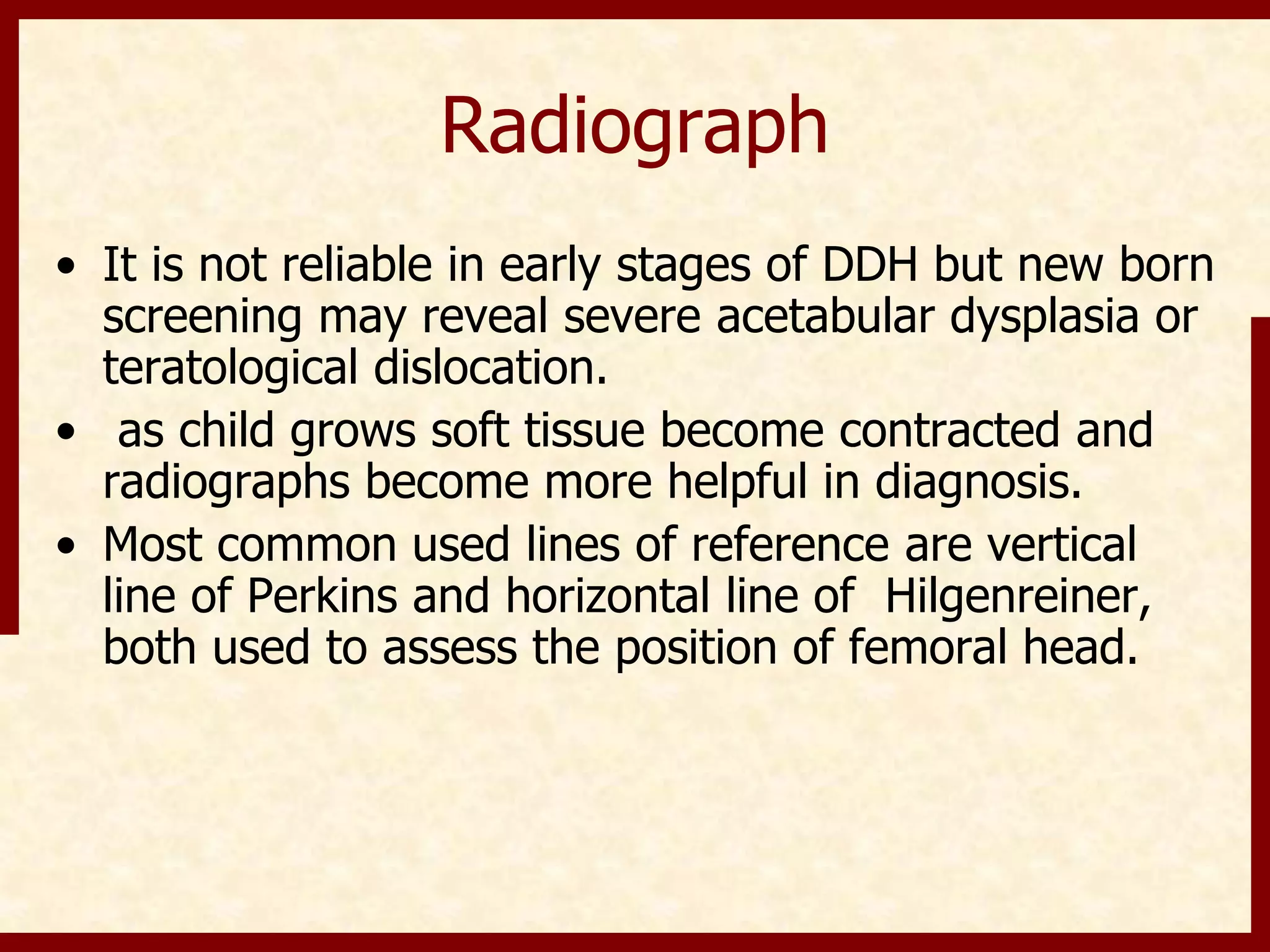 Devlopmental dysplasia of hip(DDH) by DR.NAVEEN RATHOR | PPTX ...