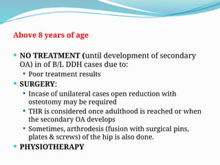 Developmental Dysplasia of Hip (DDH) or Congenital Dislocation of Hip ...