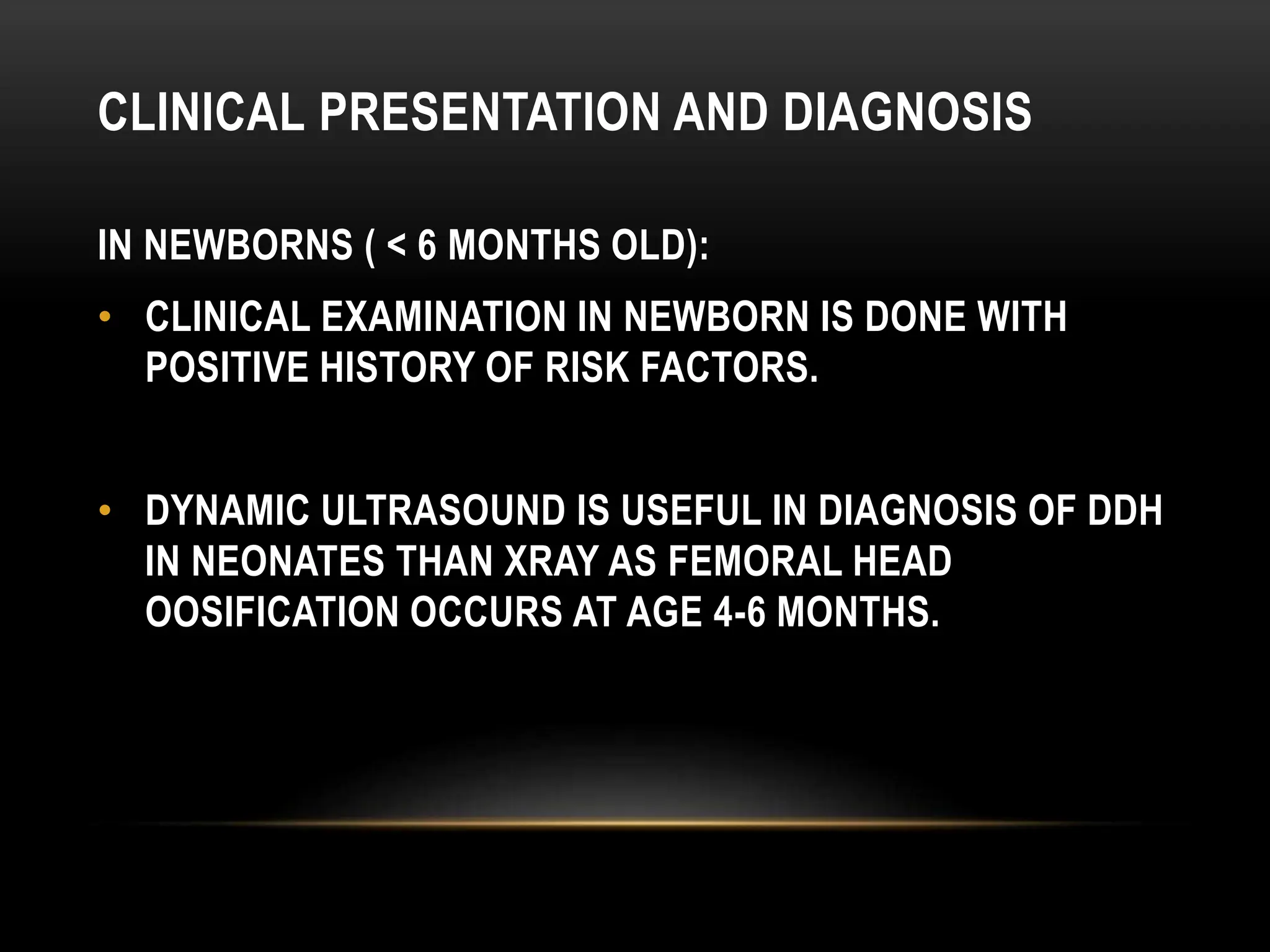 Developmental dysplasia of hip joint (DDH) | PPTX