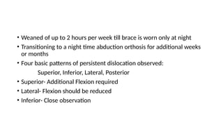 DDH Treatment Overview Paediatrics .pptx