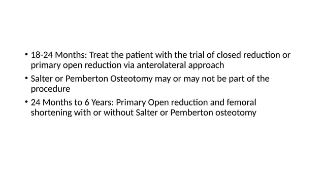 DDH Treatment Overview Paediatrics .pptx