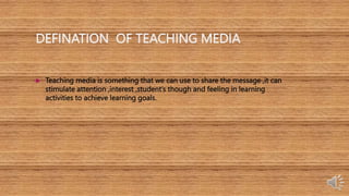 Teaching media | PPTX