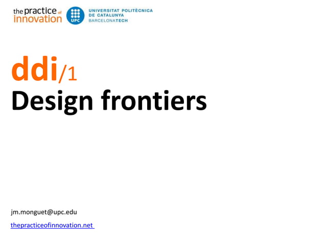 ddi. 1 [Lecture] Identität. Selecting a design mode | PPT