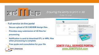 Ddi 3 dmtp-3d printing & scanning | PDF