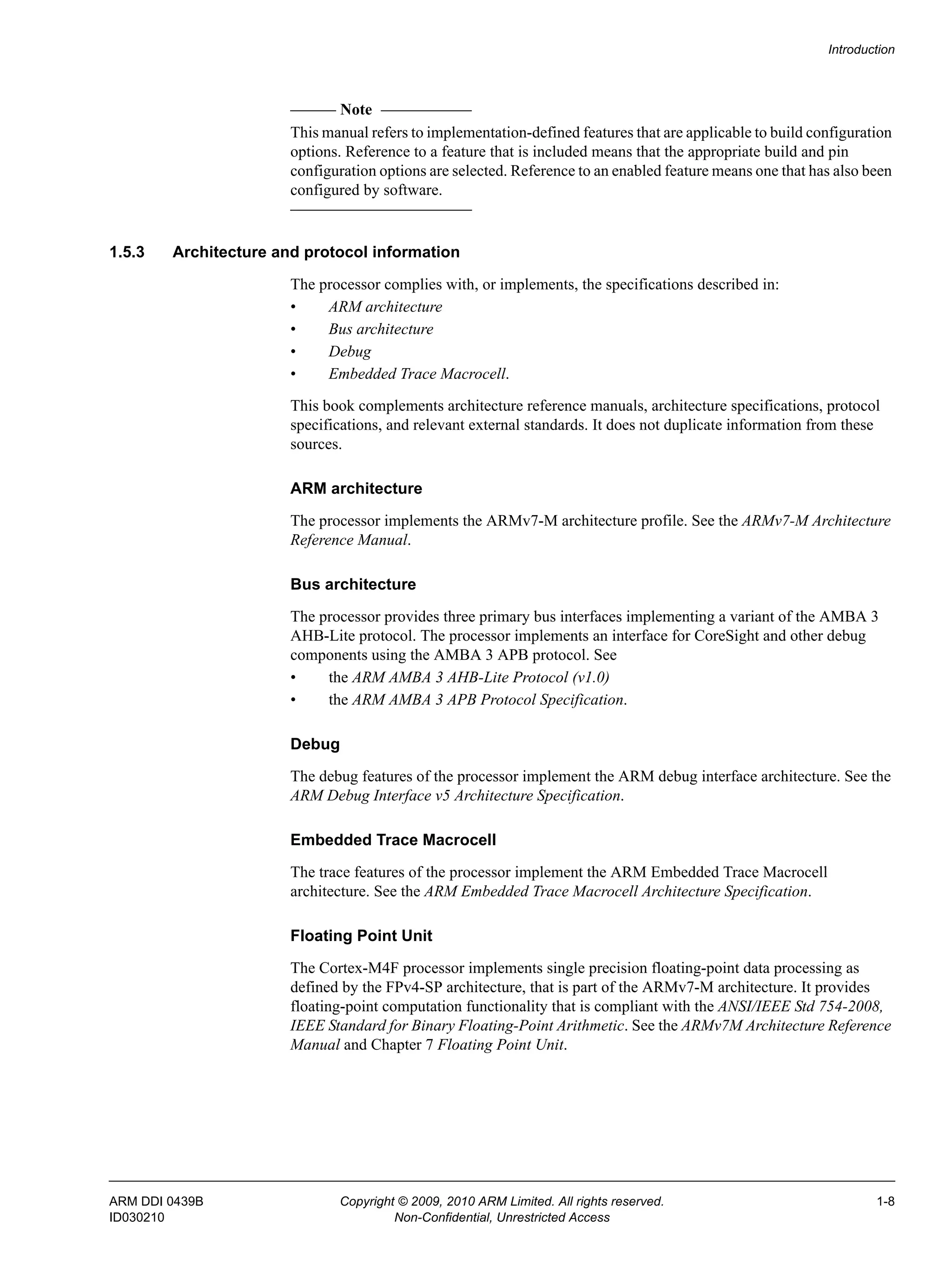 Arm cortex m4 technical reference manual | PDF