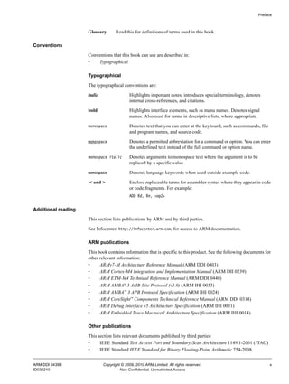 Arm cortex m4 technical reference manual | PDF