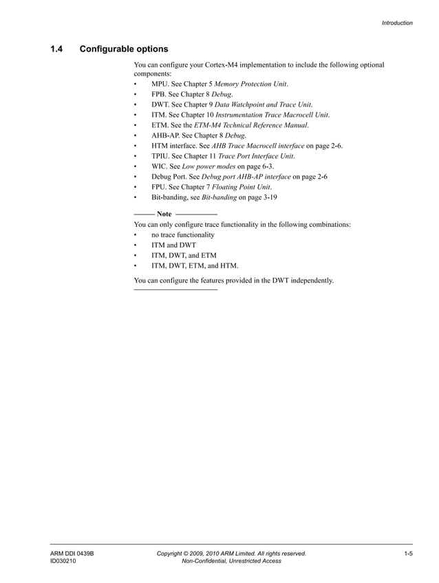 Arm cortex m4 technical reference manual | PDF | Operating Systems | Computer Software and ...