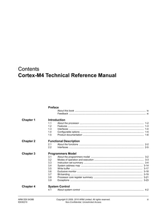 Arm cortex m4 technical reference manual | PDF