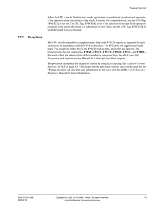 Arm cortex m4 technical reference manual | PDF