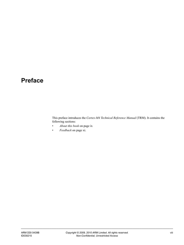 Arm cortex m4 technical reference manual | PDF | Operating Systems ...