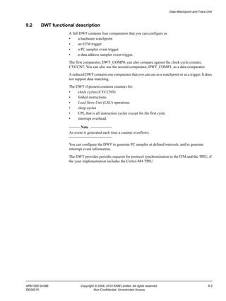 Arm cortex m4 technical reference manual | PDF