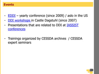 General concepts: DDI | PPT