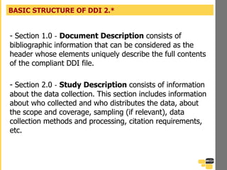 General concepts: DDI | PPT