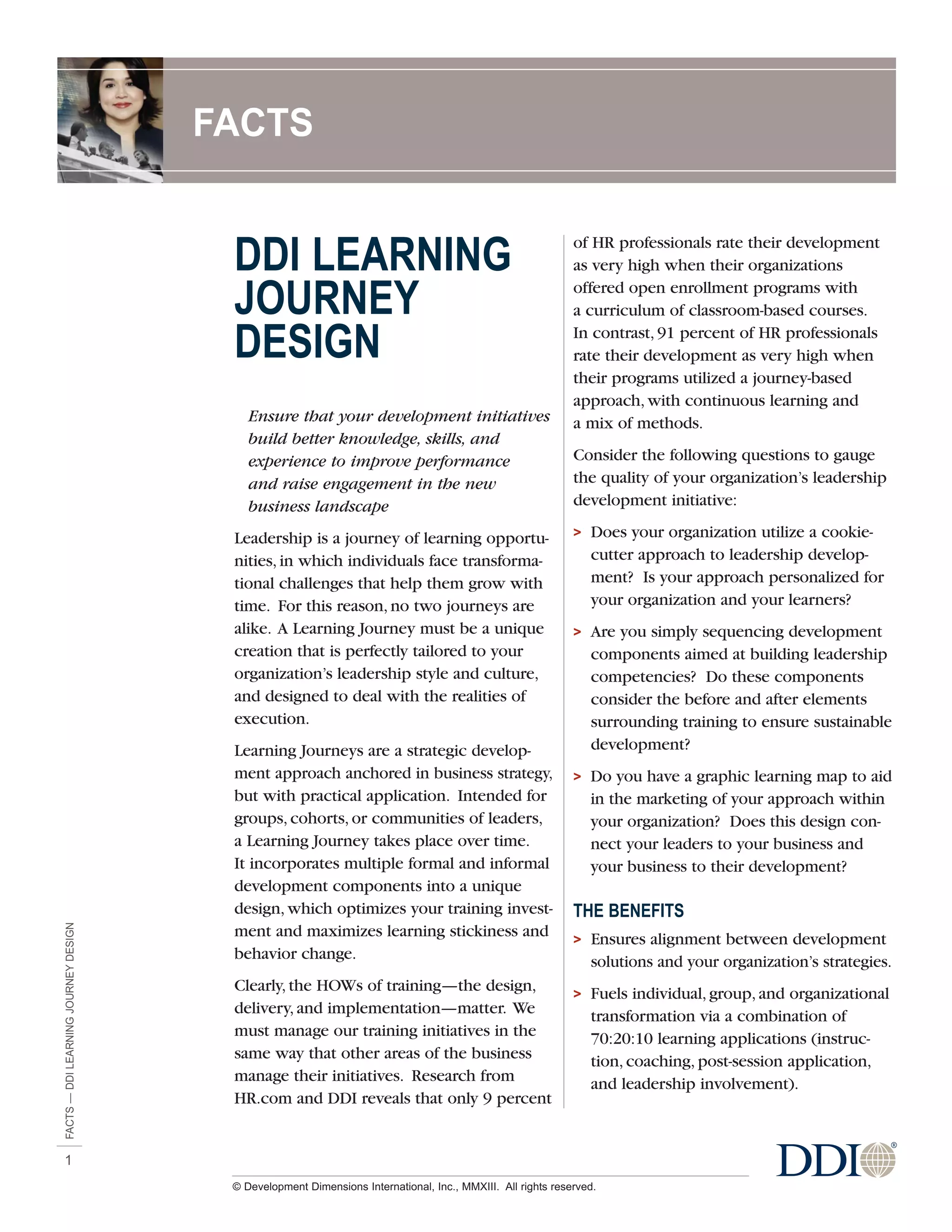 DDI Learning Journey Design | PDF
