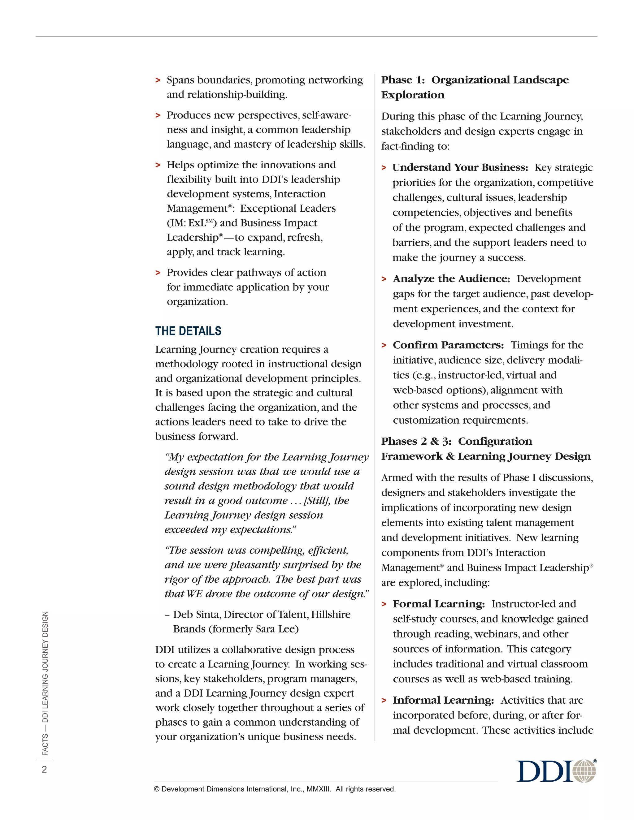 DDI Learning Journey Design | PDF