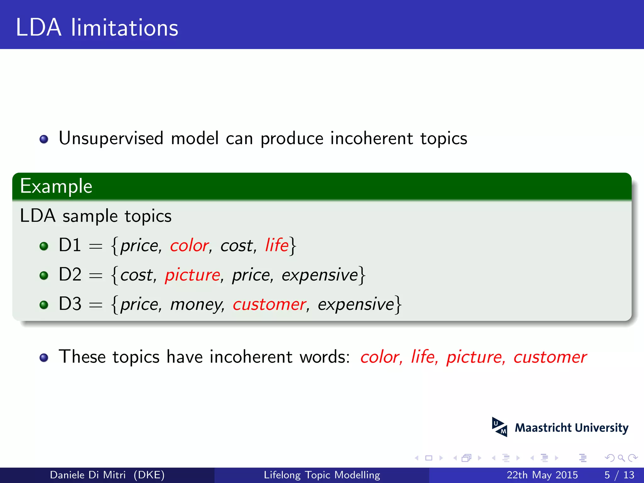 Lifelong Topic Modelling presentation | PDF | Science