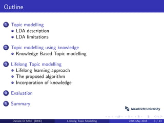 Lifelong Topic Modelling presentation | PDF | Science