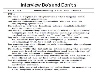 Differential diagnosis Interview Process | PPTX