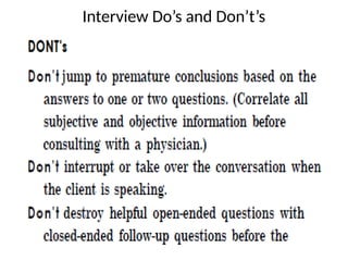 Differential diagnosis Interview Process | PPTX