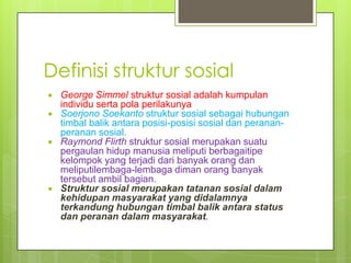 DDIS struktur sosial | PPTX