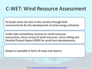 Indian Wind Energy Scenario | PPTX