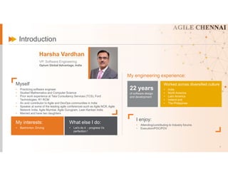 Agile Chennai 2021 | Hack to Embrace Innovation by Harsha Vardhan | PPT