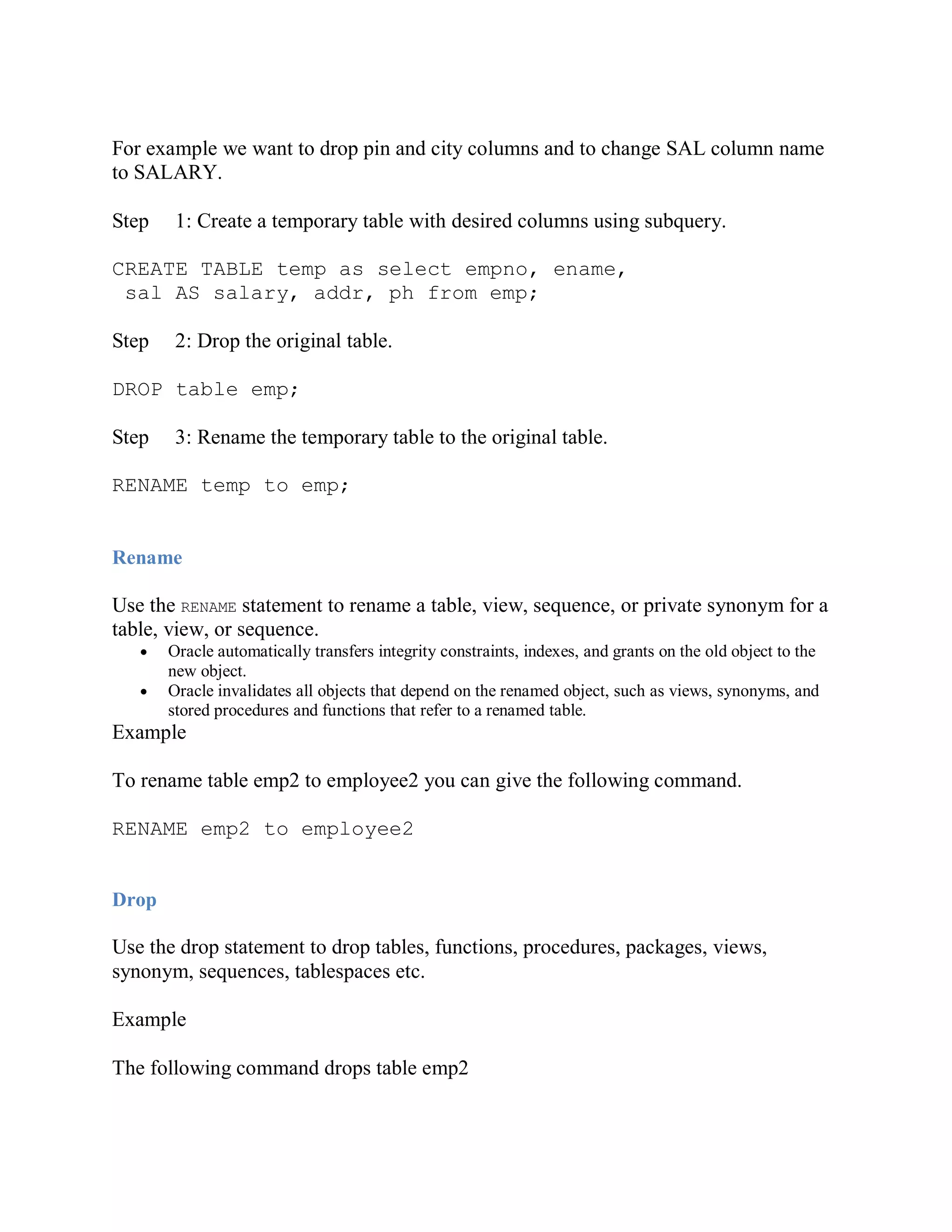 Data Definition Language (DDL) | PDF | Databases | Computer Software and Applications