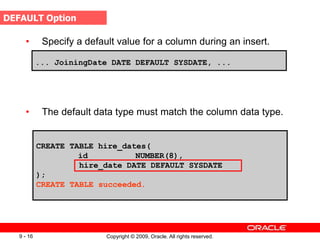 DDL. data defination language for creating database | PPT