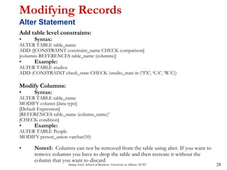thisis sql query language for students that are willing | PPT
