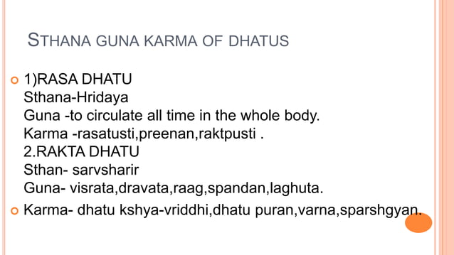 Dosha Dhatu Mala | PPTX | Hinduism | Religion & Spirituality