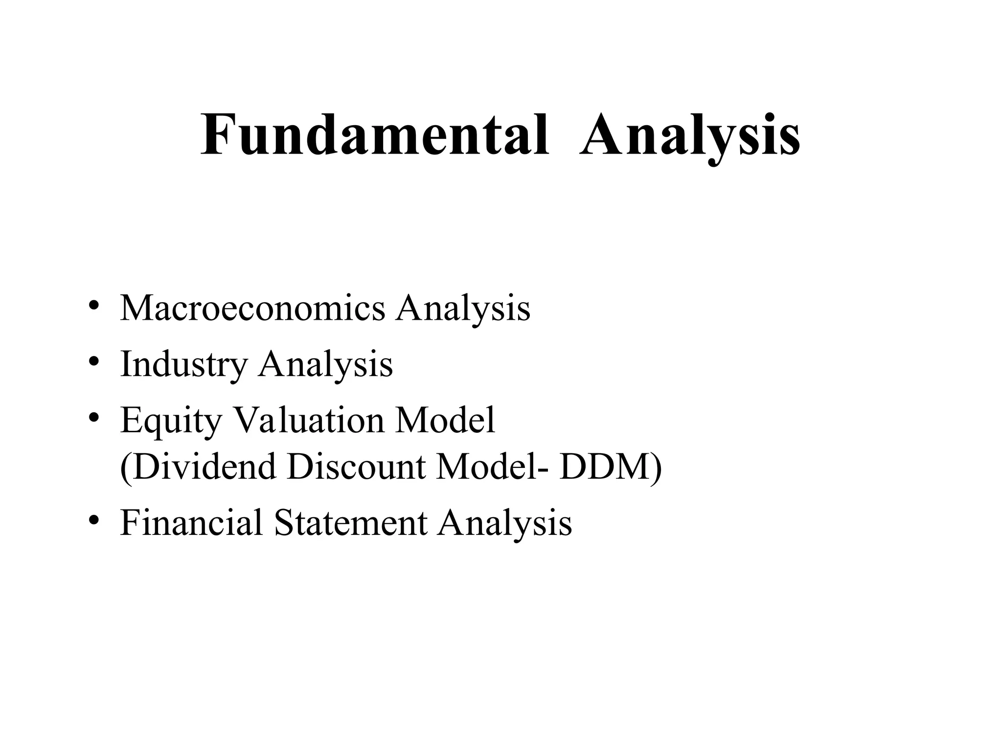 DDM Fundamental and Technical Analysis.PPT