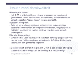 DDMA / EDSN: Datakwaliteit | PPT