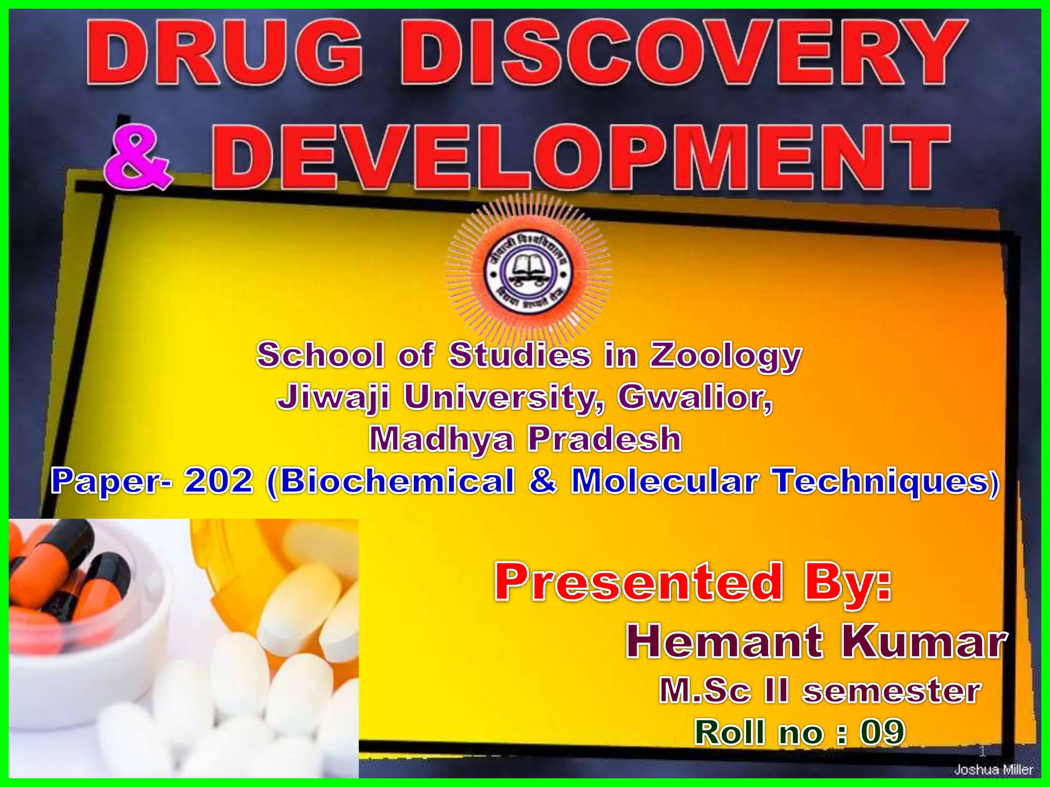 Drug Discovery Method (Bioinformatics) | PPT